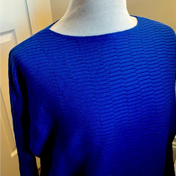 Cyrus | Tops | Cyrus Boatneck Top In Cobalt Blue | Poshmark